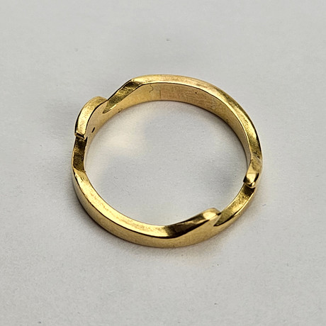 RING, guld, 18K, Georg Jensen, Danmark, vikt ca. 5,7 gram. Smycken ...