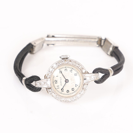 RELOJ DE PULSERA TIPO CÓCTEL PARA MUJER EN ORO BLANCO DE 18 QUILATES Y ...