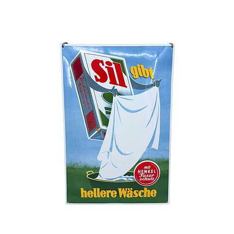 LIMITED EDITION ENAMEL SIGN FROM SIL BY HENKEL, NEW EDITION ...