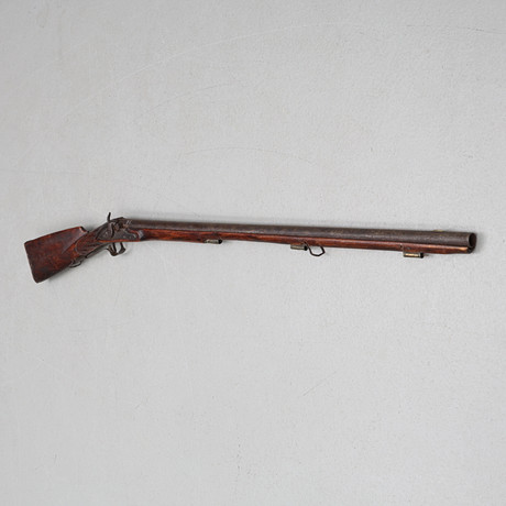 A 19th century pistol with a clasp. Weapons & Militaria - Guns & Rifles ...
