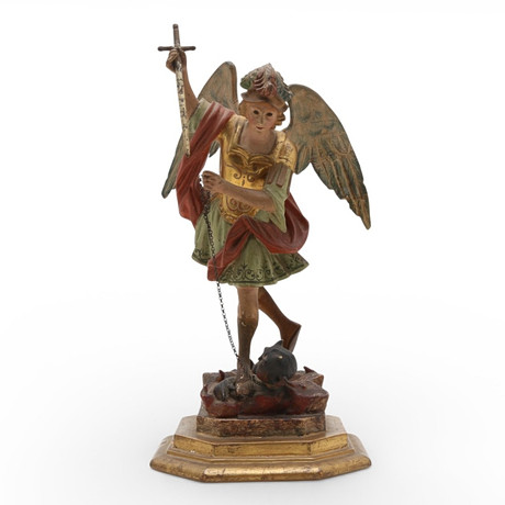 SPANISH SCHOOL, 18TH CENTURY. Saint Michael the Archangel. Art ...