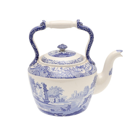 LARGE SPODE 'BLUE ITALIAN' PATTERN TEAPOT. Ceramics & Porcelain ...