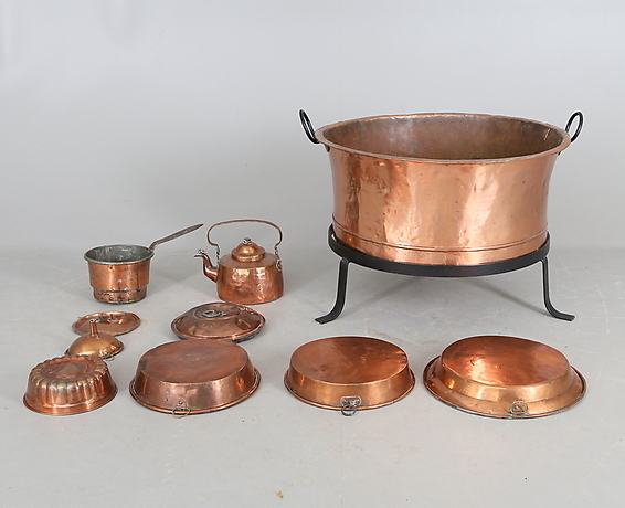 COLLECTION OF COPPER OBJECTS. Silver & Metals - Pewter, Brass & Copper ...