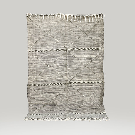 A ZANAFI HAND-KNIT WOOL CARPET, Morocco. 250 x 154 cm. Carpets ...