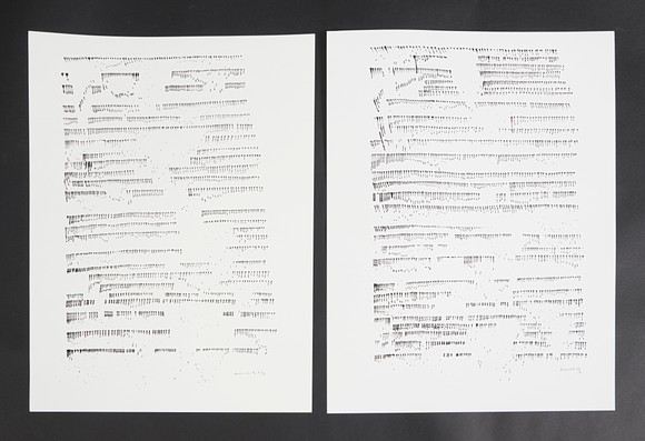 OSKAR HOLWECK. Untitled, two screenprints, 1974 (2). Art - Engravings ...