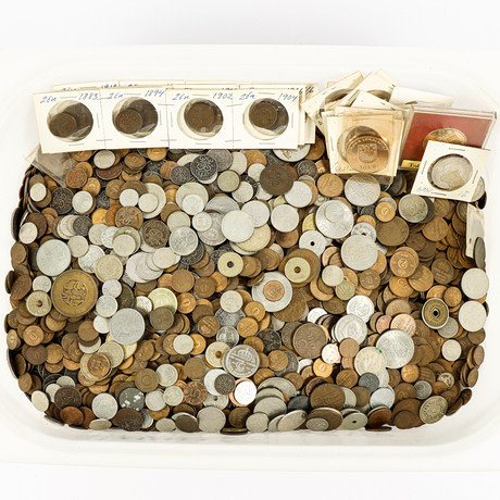 MYNT med mera. Mynt, Medaljer & Frimärken - Mynt & Sedlar - Auctionet
