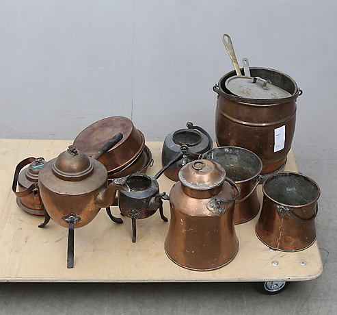 COPPER ITEMS, 1800-1900s. Silver & Metals - Pewter, Brass & Copper ...
