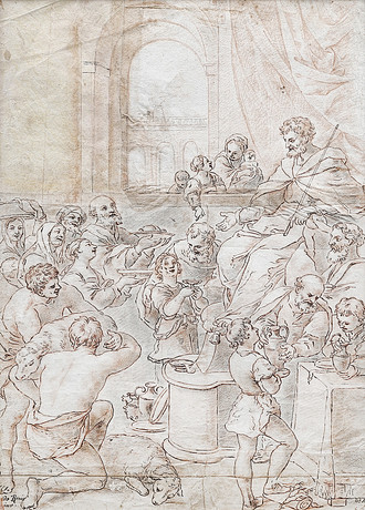 PROBABLY BOLOGNESE SCHOOL FROM THE 18TH CENTURY. Job's Triumph. Art ...