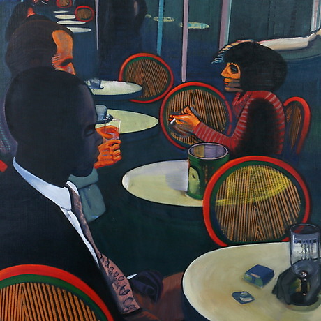 STURE NILSSON. Oil on canvas, "La Coupole", signed and dated -72. Art ...