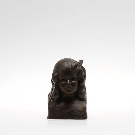 BUSTO. Bronce. Lisa Ouchterlony 1911, fundición de Herman Bergman. Arte ...