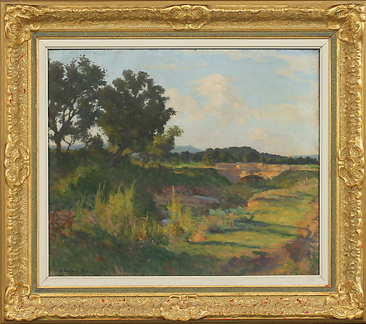 JOSEPH MILNER KITE. Landscape, oil on canvas, sign. Art - Paintings ...