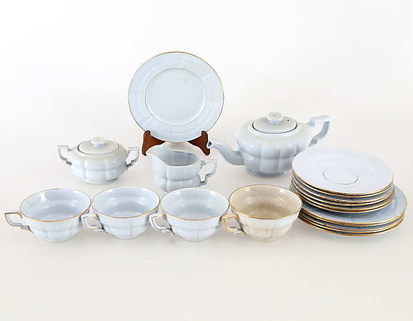 TEA SET, 19 pieces, ceramic, "Grand", Arthur Percy, Gefle, 20th century ...