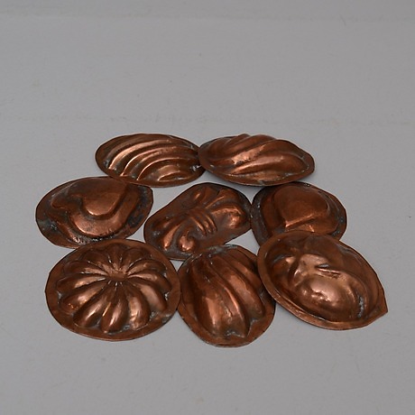 CAKE MOVES, copper 19th century. Silver & Metals - Pewter, Brass ...