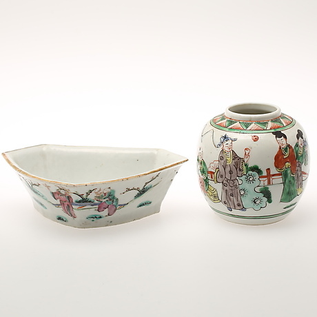 BUOY, DISH, porcelain. China. Ceramics & Porcelain - Oriental - Auctionet