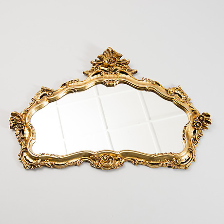 ESPEJO, dorado, estilo rococó, finales del siglo XX. Espejos - Auctionet