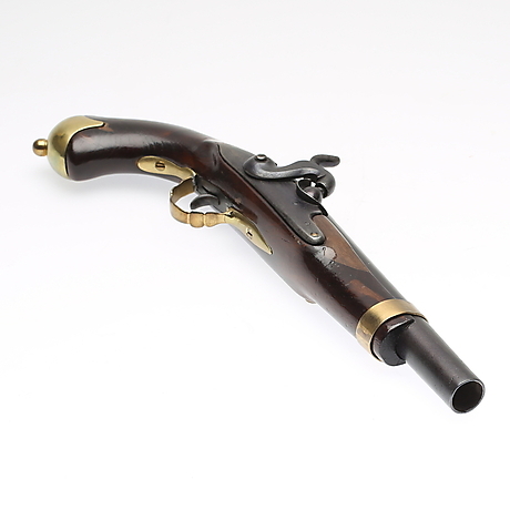 BLOCK PISTOL, first half of the 19th century. Weapons & Militaria ...