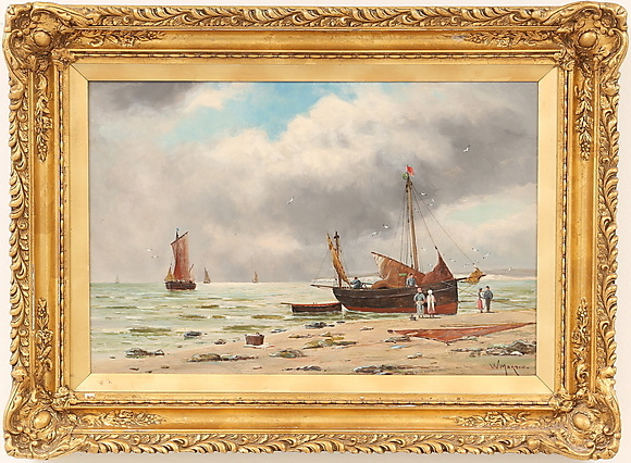 Unknown artist, oil on canvas, signed W. Martin. Art - Paintings ...