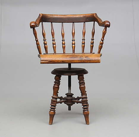 SPINNING CHAIR, first half of the 20th century. Furniture - Armchairs ...
