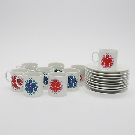 COFFEE SET, 18 pieces, Thomas, Germany, 1960s/70s. Ceramics & Porcelain ...
