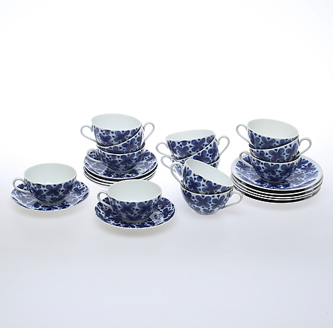 TEA SET PARTS, 11 + 7 parts, porcelain, Mon Ami, Marianne Westman ...