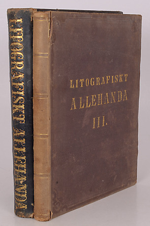 BOK. Lithographic all kinds I-III. Books, Maps & Manuscripts - Auctionet
