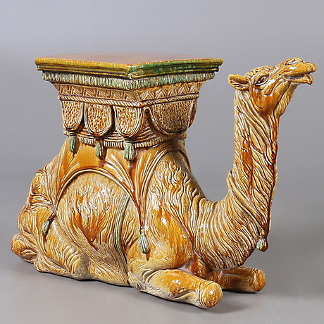 PEDESTAL, porcelain, camel, 20th century. Ceramics & Porcelain ...