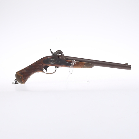 FLANK PISTOL, model 1850. Weapons & Militaria - Guns & Rifles - Auctionet