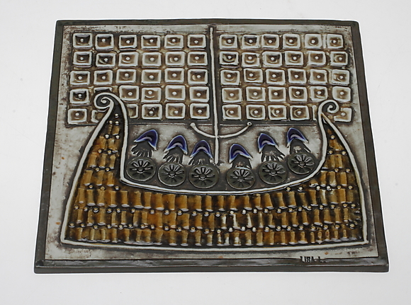 WALL RELIEF, stoneware, Lisa Larson, Gustavsberg. Ceramics & Porcelain ...