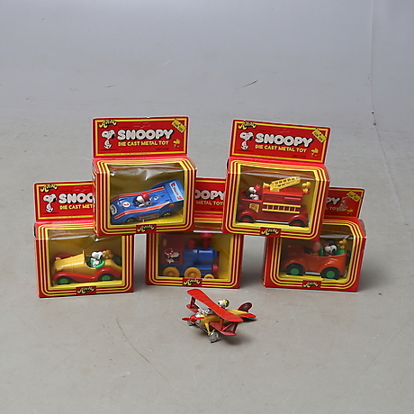 THE SNOBBEN, 6 pcs, metal, cars, trains and planes, Aviva, 1980s. Toys ...