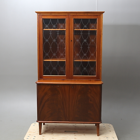 CABINET, with glass top, 1940s/50s. Furniture - Cupboards, Cabinets ...