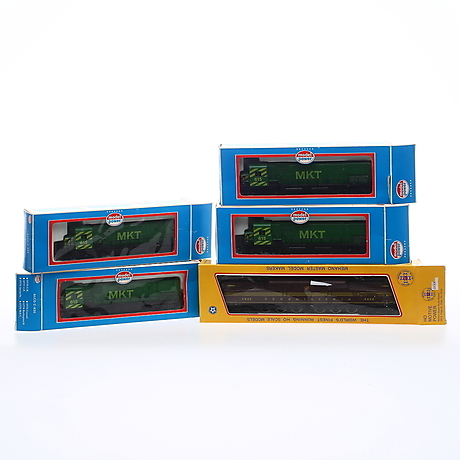 MODEL POWER och MEKANO 5 amerikanska diesellok i originalkartonger ...