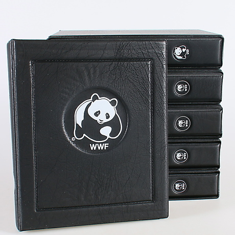 STAMPS, first day letters, album from WWF with first day letters and ...