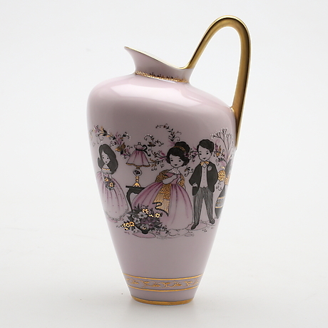 HÄNKELVASE, porcelain, H & C Selb Bavaria, Heinrich. Germany. Ceramics ...