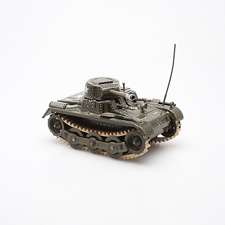 TANK, Gama Tank, sheet metal, Western Germany, 1950s. Toys - Auctionet