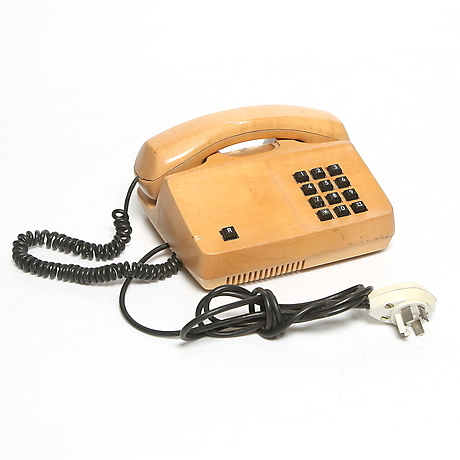 TELEPHONE "Diavox" cherry design Carl-Arne Breger, certificate No.50 ...