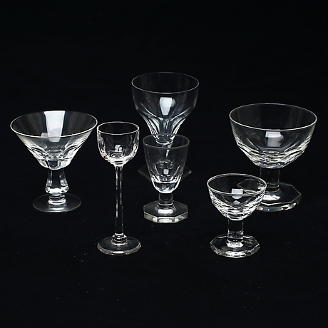 GLASSWARE PARTS, 23 parts, 3 different models. Glass - Tableware ...