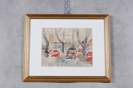 LARS HERDER. watercolor. Art - Paintings - Auctionet