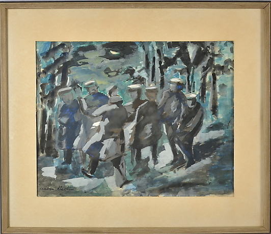 REUBEN HEDIN. Watercolor. Art - Paintings - Auctionet