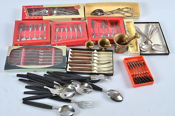 PARTI BESTICK, Nils Johan, Hackman, 1900-tal. Silver & Metall - Övriga ...