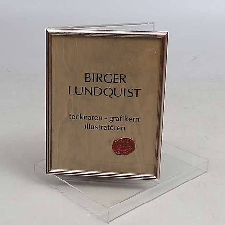 BIRGER LUNDQUIST. el dibujante - el grafista - el ilustrador, obra ...