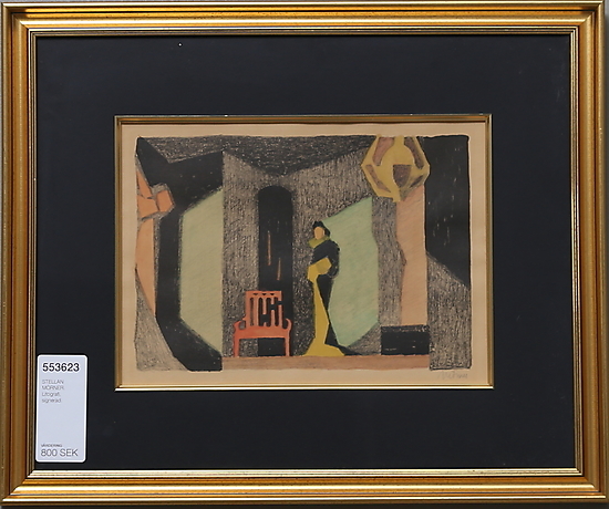 STELLAN MÖRNER. Lithograph, signed. Art - Engravings & Prints - Auctionet