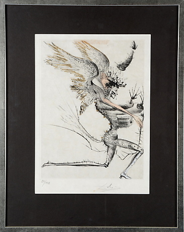 SALVADOR DALI. Color etching on rice paper. Art - Engravings & Prints ...