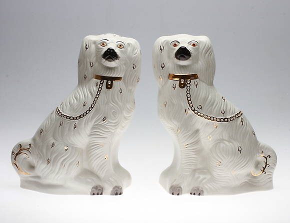 DOGS, a pair, porcelain, Beswick, England, 1900s. Ceramics & Porcelain ...