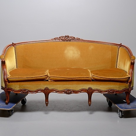 TROLLEY SOFA, ROCOCO STYLE. Furniture - Sofas & seatings - Auctionet