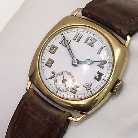AUDAX 9CT GOLD SWISS WATCH. Clocks & Watches - Wristwatches - Auctionet