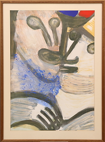 ALEXANDER KAJ LINDSTRÖM. TAVLA, färglitografi 10/150, signerad A. Kaj ...