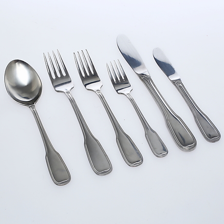 CUTLERY SET, 63 pieces, stainless steel, "Attaché", Folke Arström ...