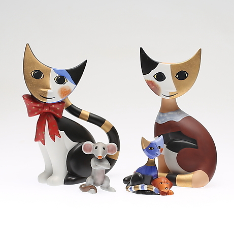 FIGURINER, 4st, porslin, Rosina Wachtmeister, Goebel. Keramik & Porslin - Europeiskt - Auctionet