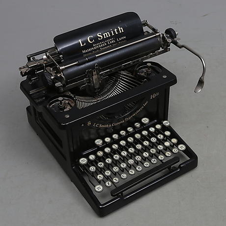 TYPEWRITER, LC Smith & Corona Typewriters Inc, General Agent: Machine ...