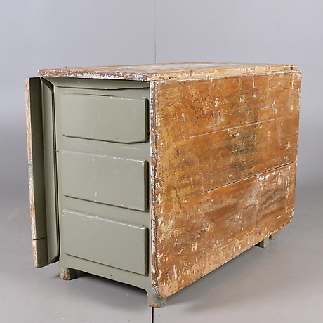 BOARDING TABLE, with drawers, 19th century. Folk art - Furniture ...